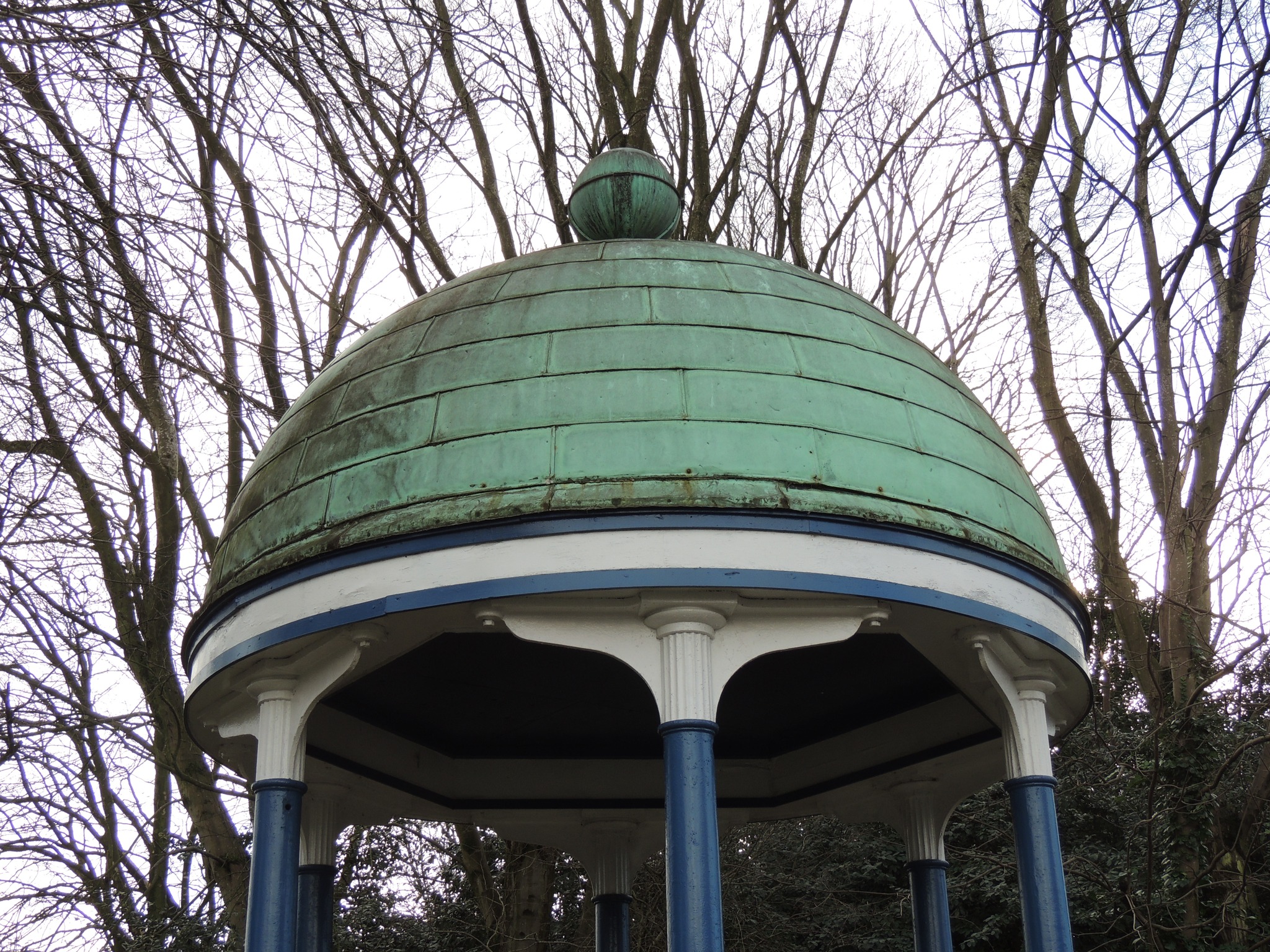 The Bamber Bridge Bandstand. Remains of a Former Cotton Mill