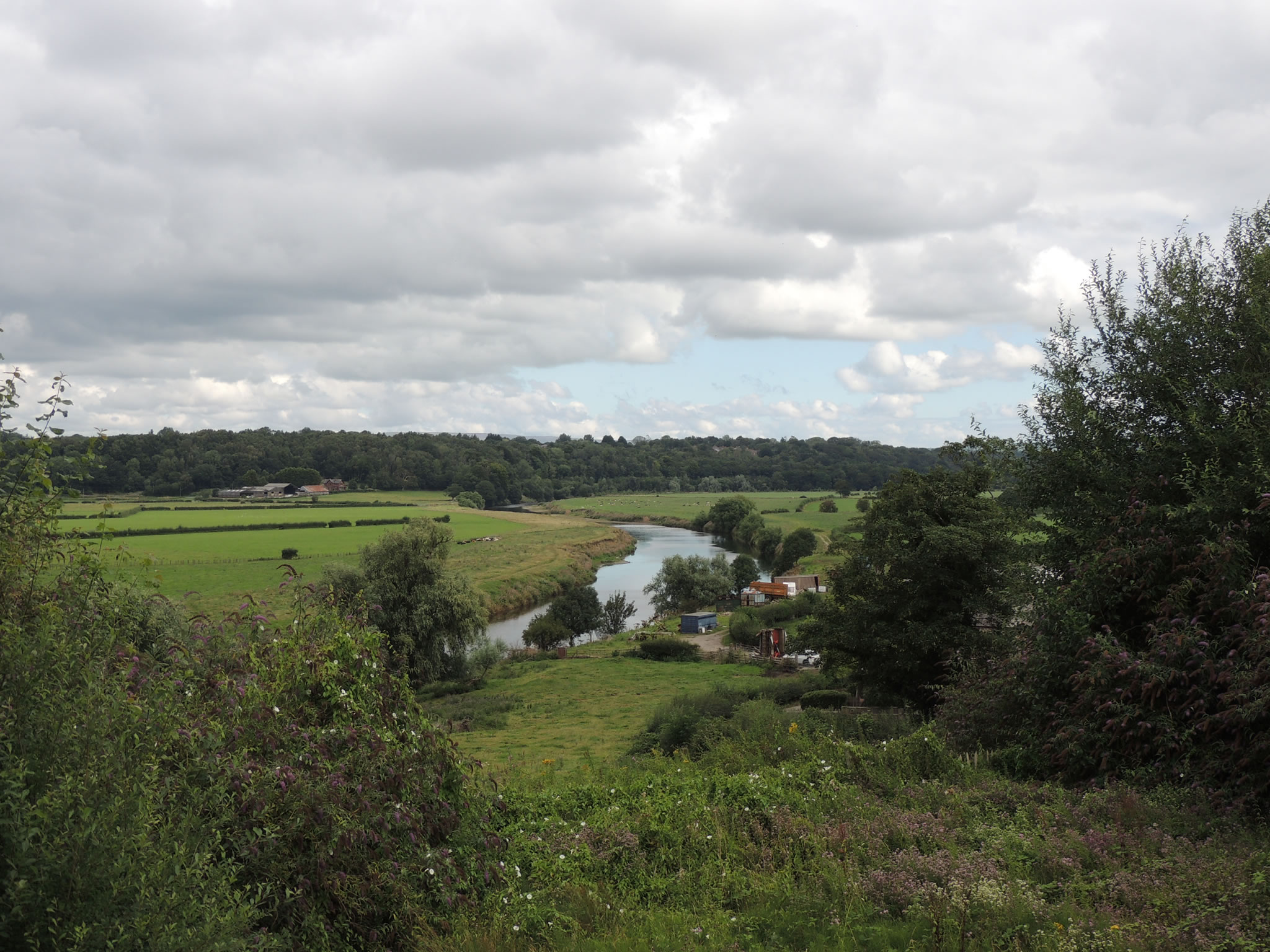 The River Ribble, a river that runs through Walton le Dale.