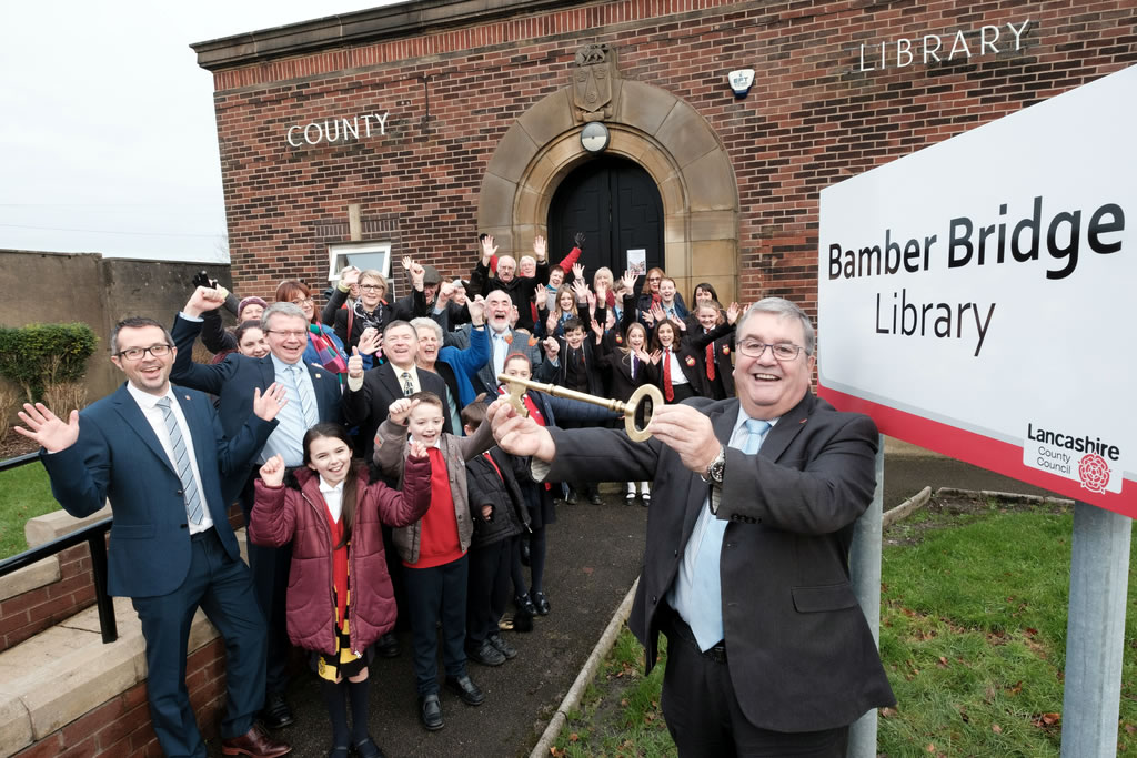 Walton le Dale Local Library, Station Road in Bamber Bridge.